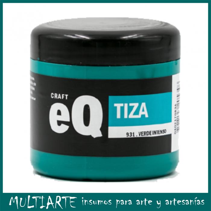 Pintura a la tiza EQarte 200ml 931 Verde Intenso - MULTIARTE insumos ...