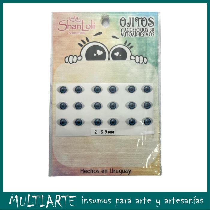 Ojitos realistas para Muñecos Modelo A2 B 9MM - MULTIARTE insumos para ...
