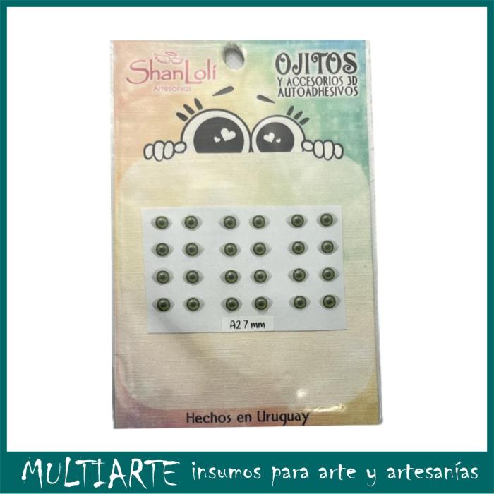 Ojitos realistas para Muñecos Modelo A2 7MM - MULTIARTE insumos para ...