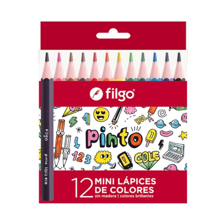Lápices de Colores Pinto Mini x 12 Filgo - MULTIARTE insumos para arte ...