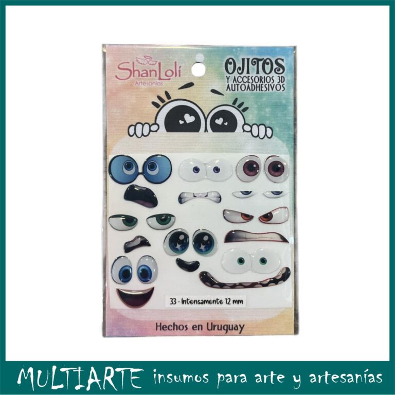 Ojitos realistas para Muñecos Modelo Intensamente 12MM - MULTIARTE ...