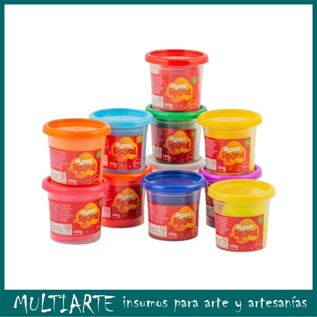 Masa para modelar Royal Naranja Claro - MULTIARTE insumos para arte y ...