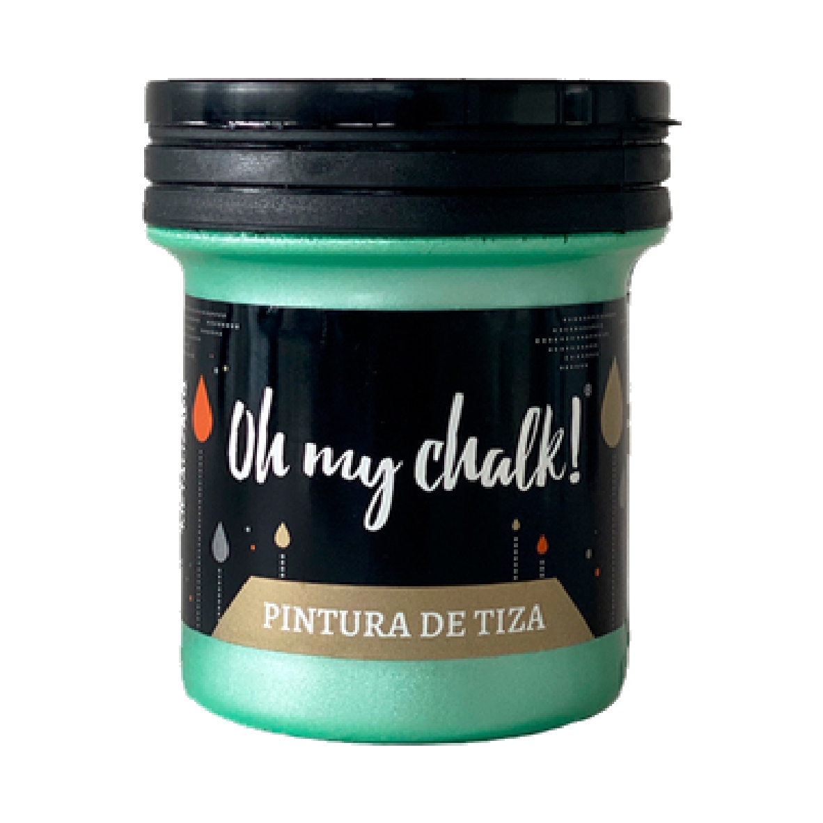 Pintura a la Tiza Oh My Chalk 110ml Metalizada Verde - MULTIARTE ...