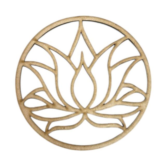 Flor de Loto 25cms 5mm espesor - MULTIARTE insumos para arte y artesanías